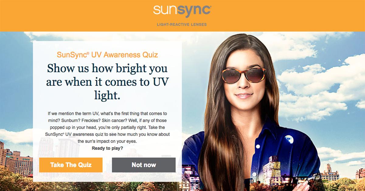 SunSync® UV Awareness Quiz