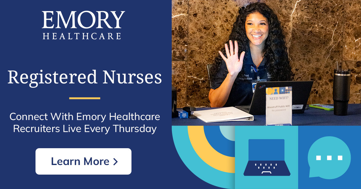 Nursing Jobs | Emory Healthcare | Atlanta, GA