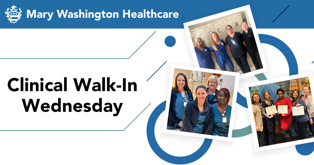 Walk-in Wednesdays | Mary Washington Healthcare | Fredericksburg ...