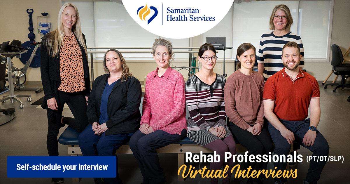 Rehabilitation Services Jobs | Samaritan Health | Albany/Corvallis ...