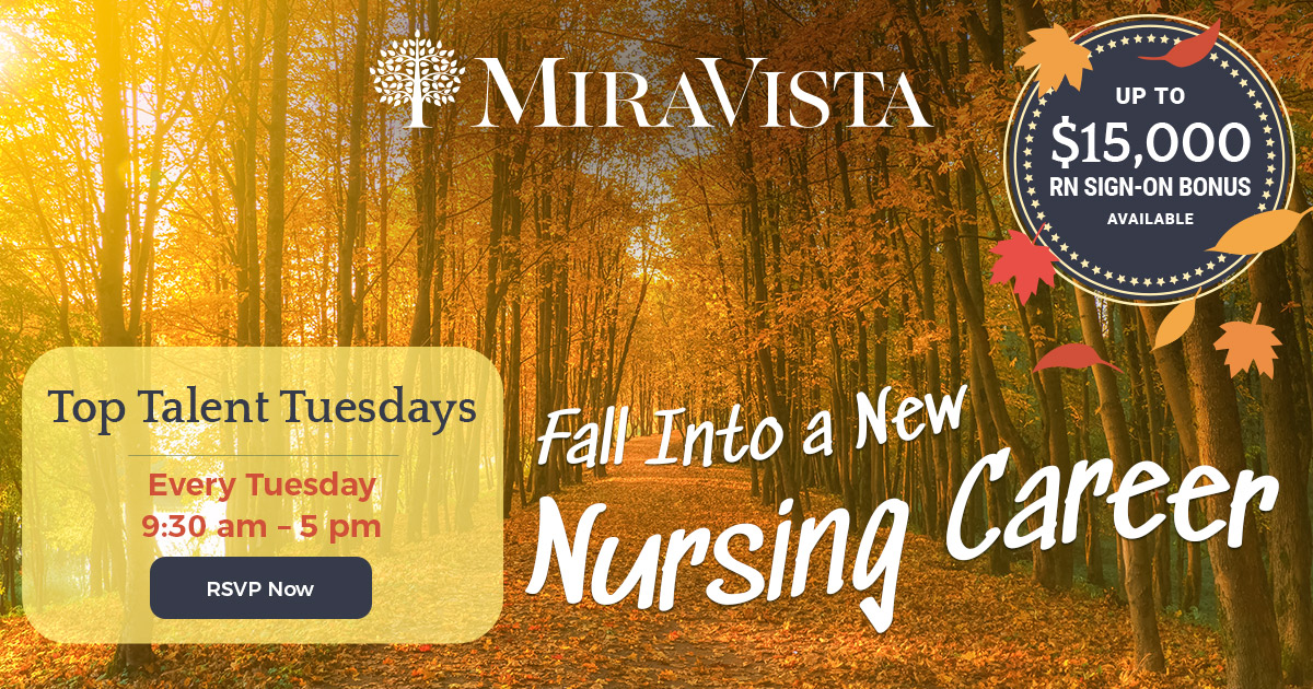 Behavioral Health Nursing Jobs | Top Talent Tuesdays | MiraVista ...