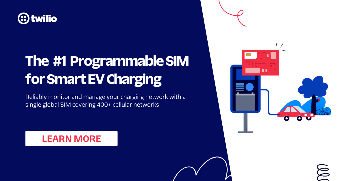 The IoT Connectivity Provider for Smart EV Charging | Twilio